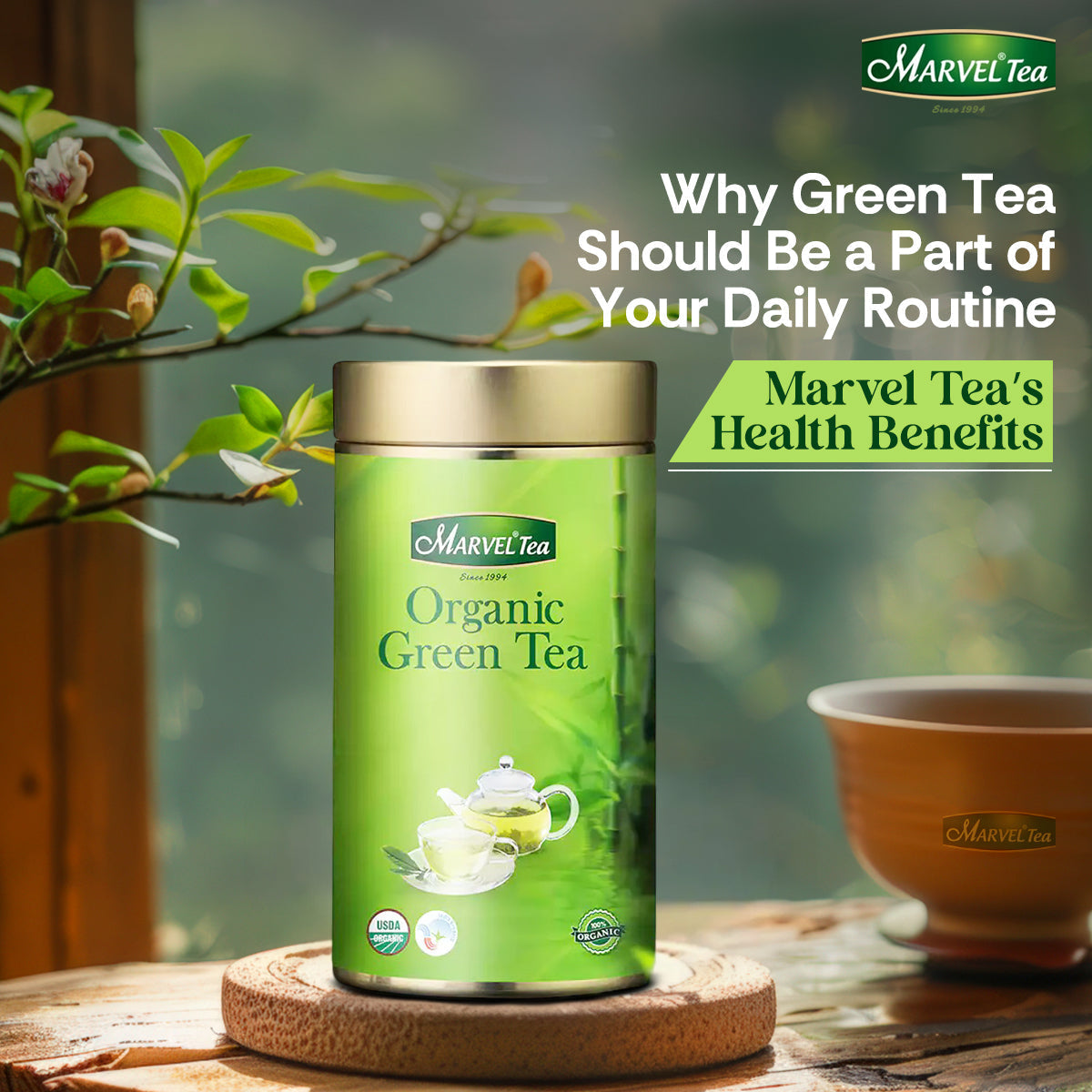 Why Green Tea Should Be a Part of Your Daily Routine – Marvel Tea’s He
